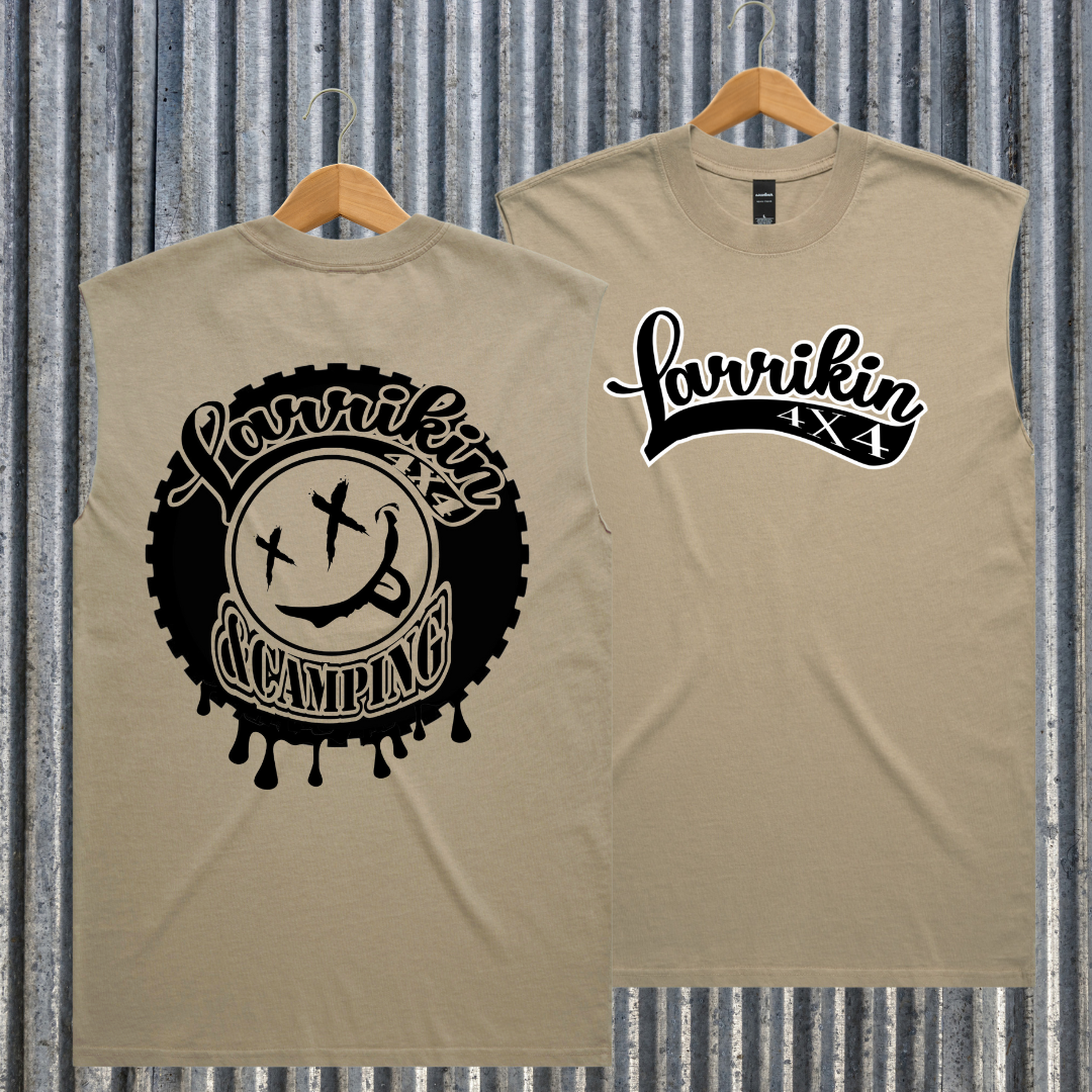 Men's Sandy Tank - Tyre Smiley – LRKN.4X4&CAMPING
